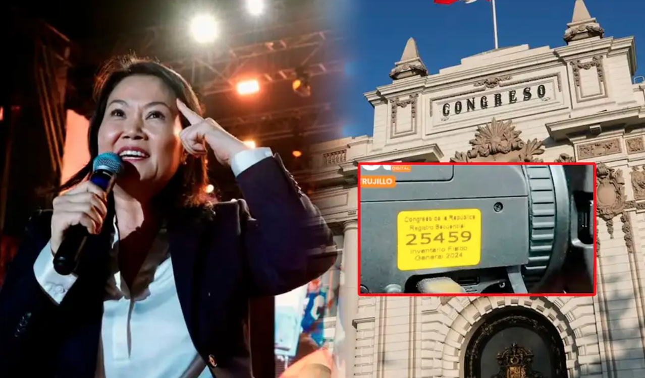 Ocultan video del mitin de Keiko con cámara del Congreso | La Caja Negra
